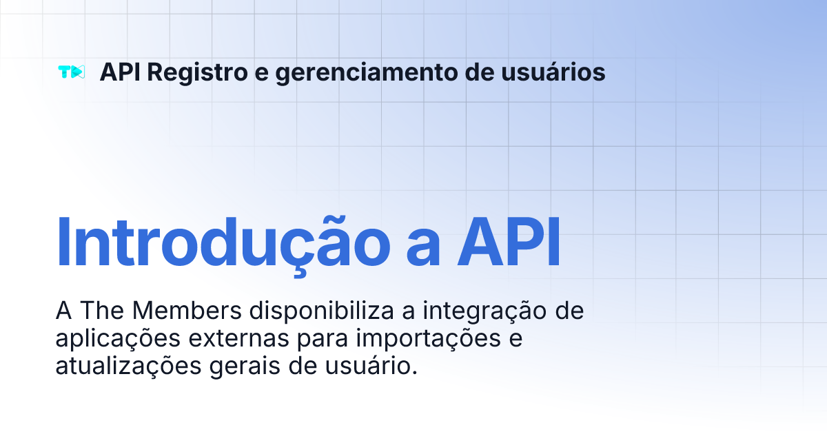 Introdução a API | API Registro e gerenciamento de usuários